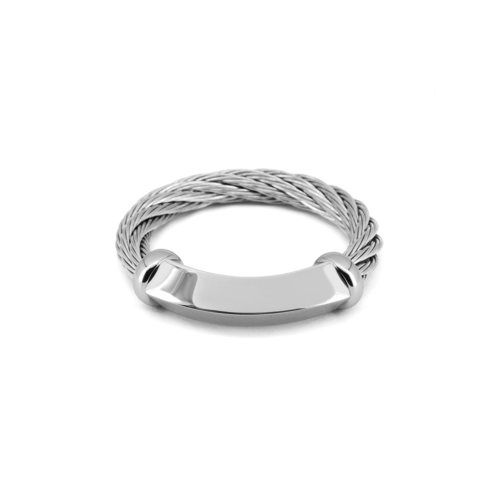 Cable Signature Rings by Charriol