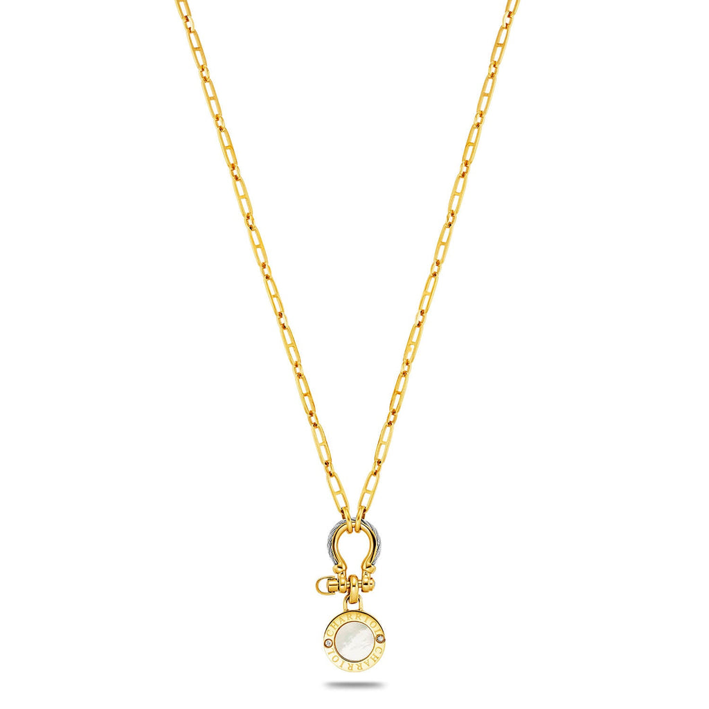 Discover St. Tropez® Mariner Shackle & Coin Necklace - Charriol.com