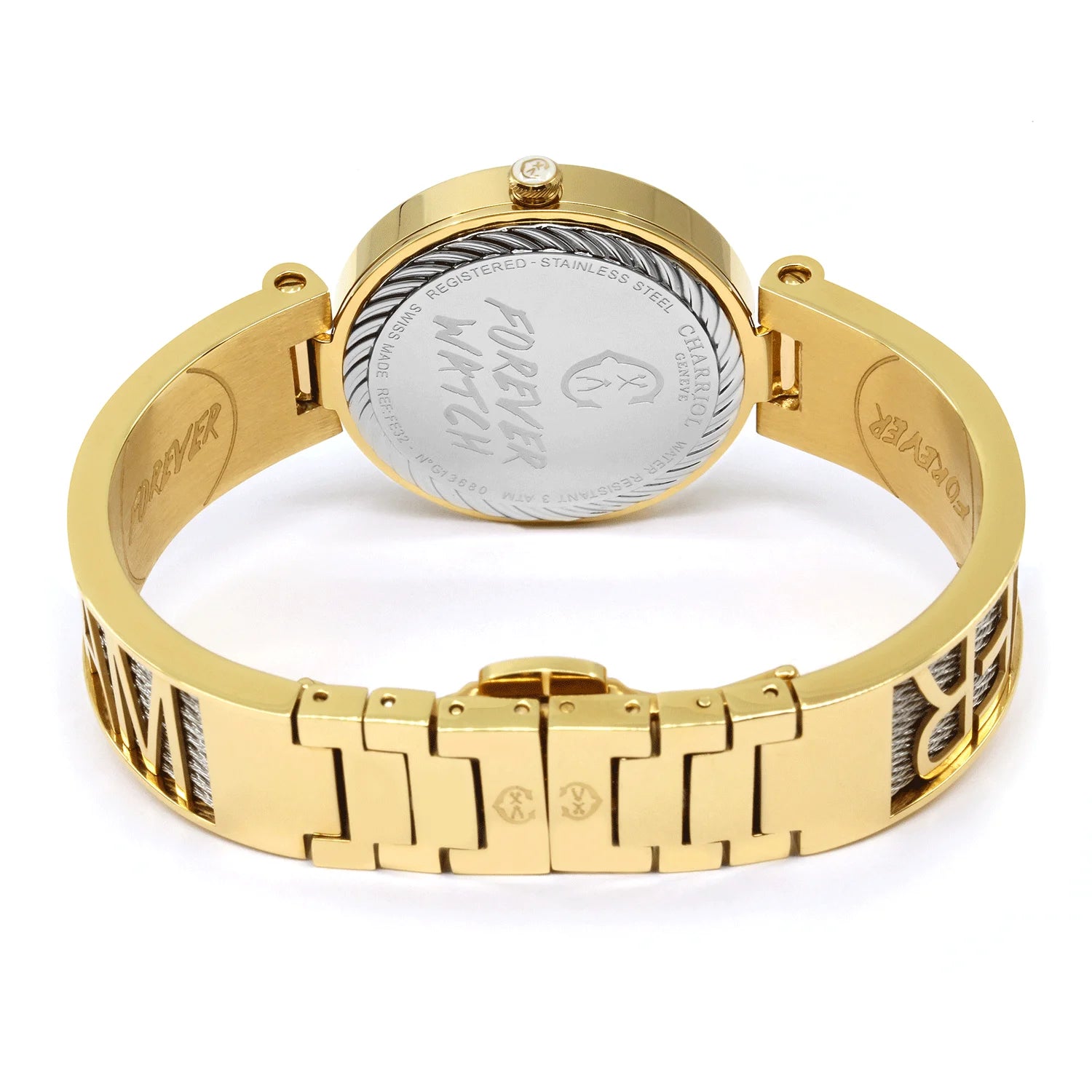 Forever Yours Watch Rainbow motif and Yellow Gold